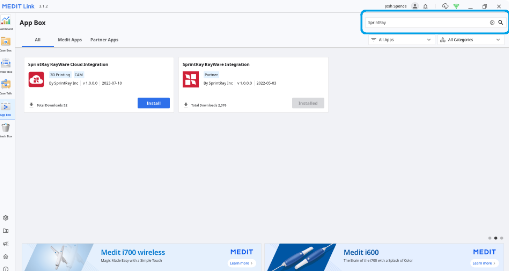 Medit Scanner Integration Setup