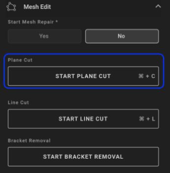 How to Use the Plane Cut Feature