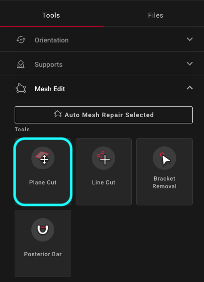 How to Use the Plane Cut Feature